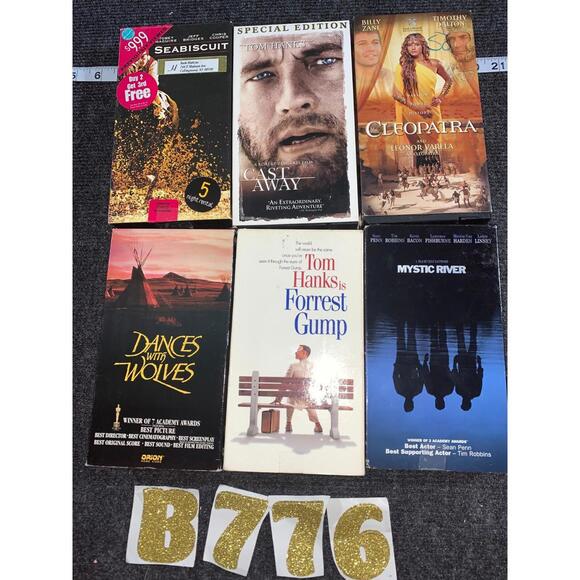 Media | Awardwinning Drama Vhs Lot Forrest Gump Tom Hanks Dances With ...